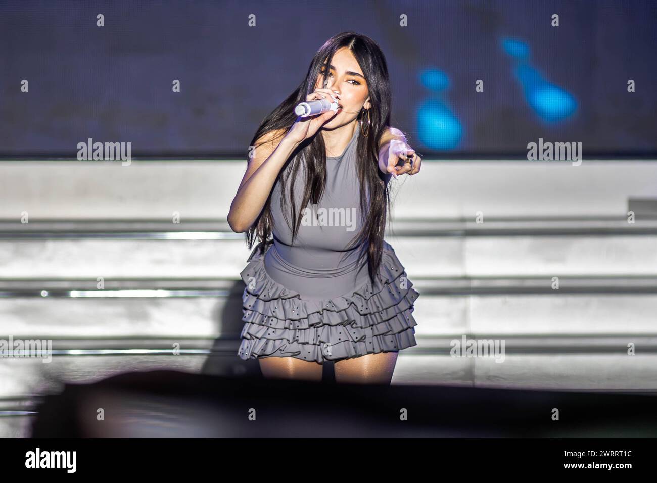Milan, Italy. 13th Mar, 2024. The American singer-songwriter MADISON ...