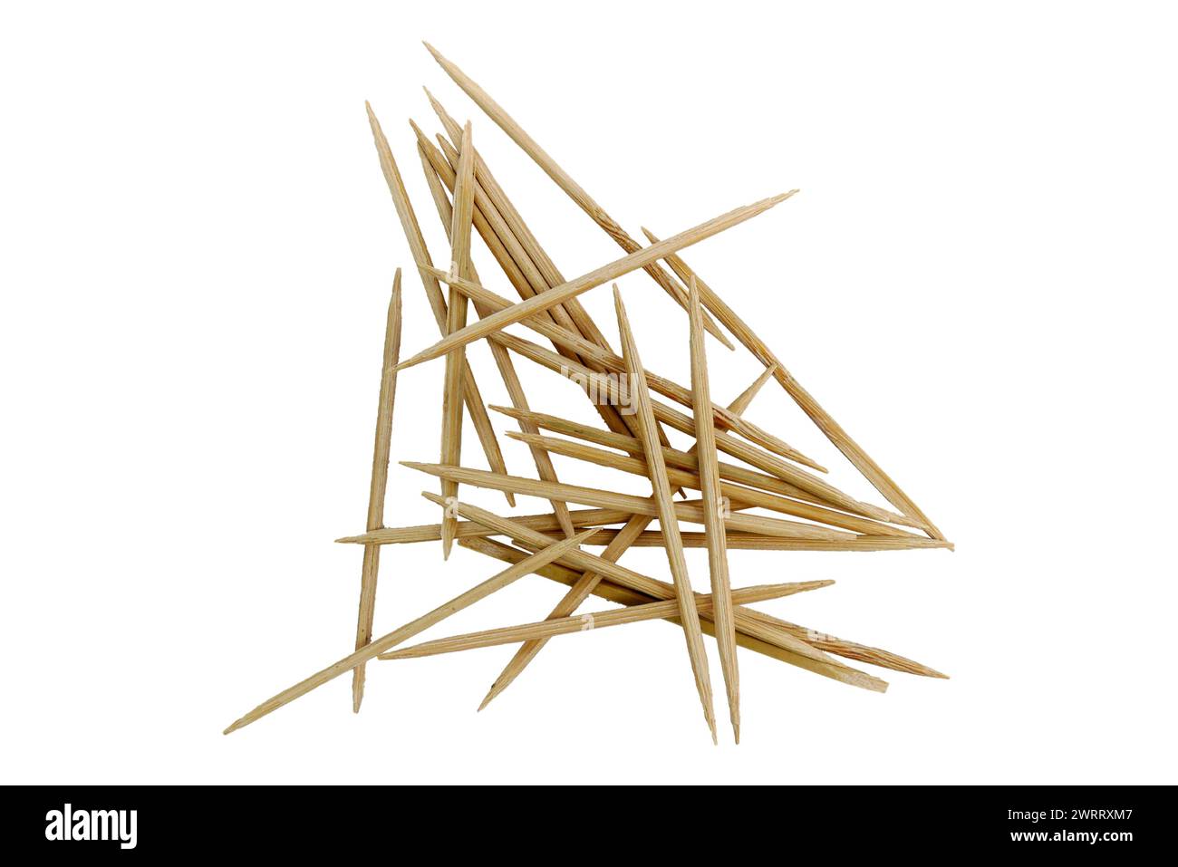 toothpicks isolated on white background Stock Photo - Alamy