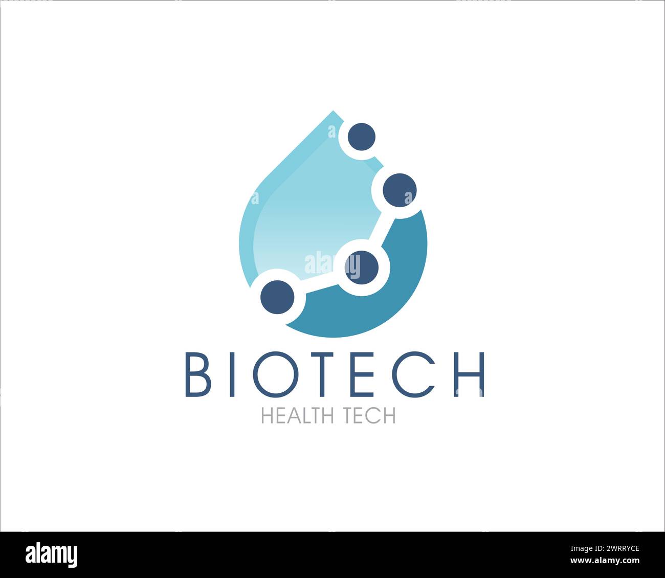 droop bio tech logo designs for lab and research logo Stock Vector ...