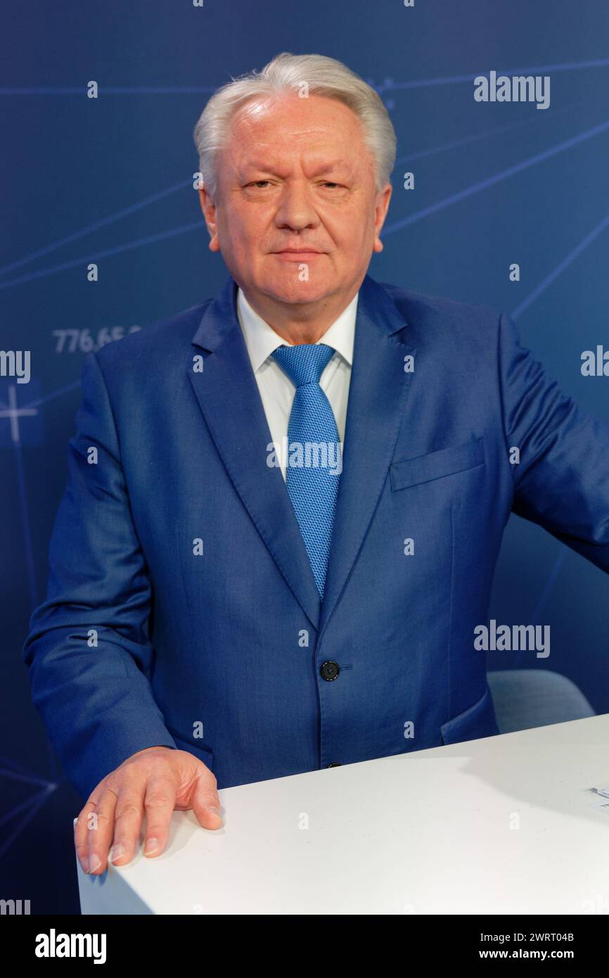 Duesseldorf, Germany. 14th Mar, 2024. Armin Papperger, CEO of ...