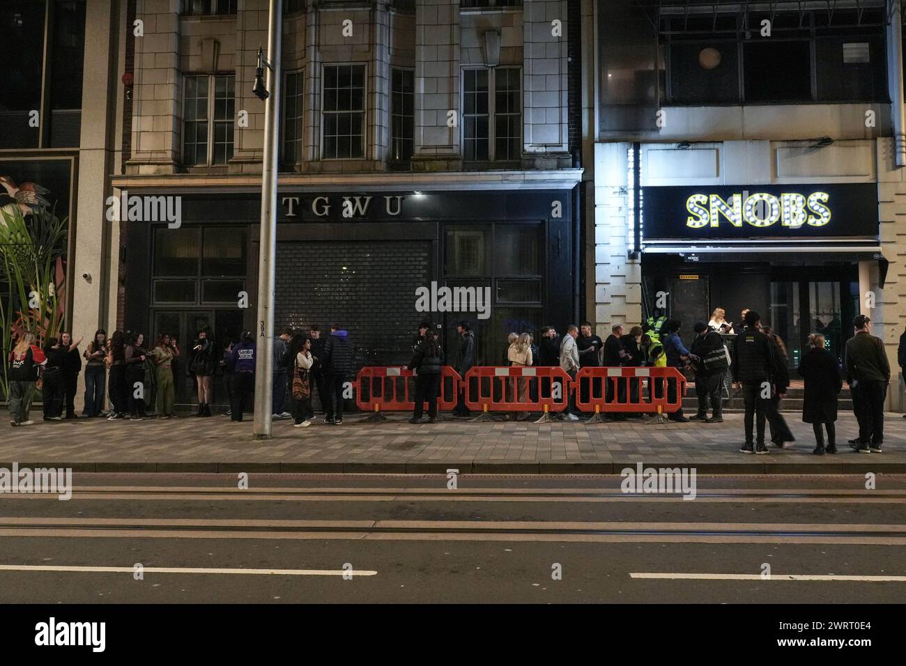 Broad Street, Birmingham, March 13th 2024 - Thousands of Revellers took ...
