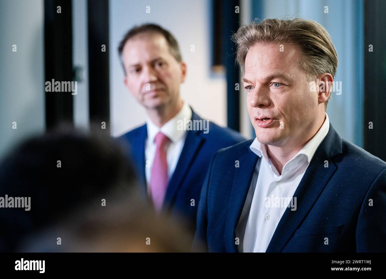 THE HAGUE - Pieter Omtzigt (NSC) leaves the formation area in the House ...
