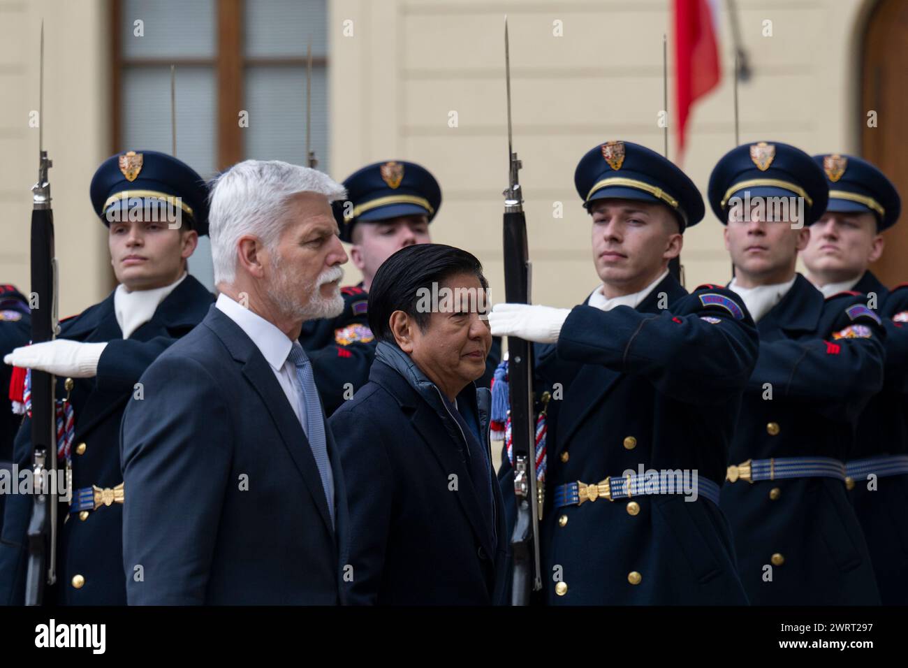 Prague, Czech Republic. 14th Mar, 2024. Czech President Petr Pavel ...