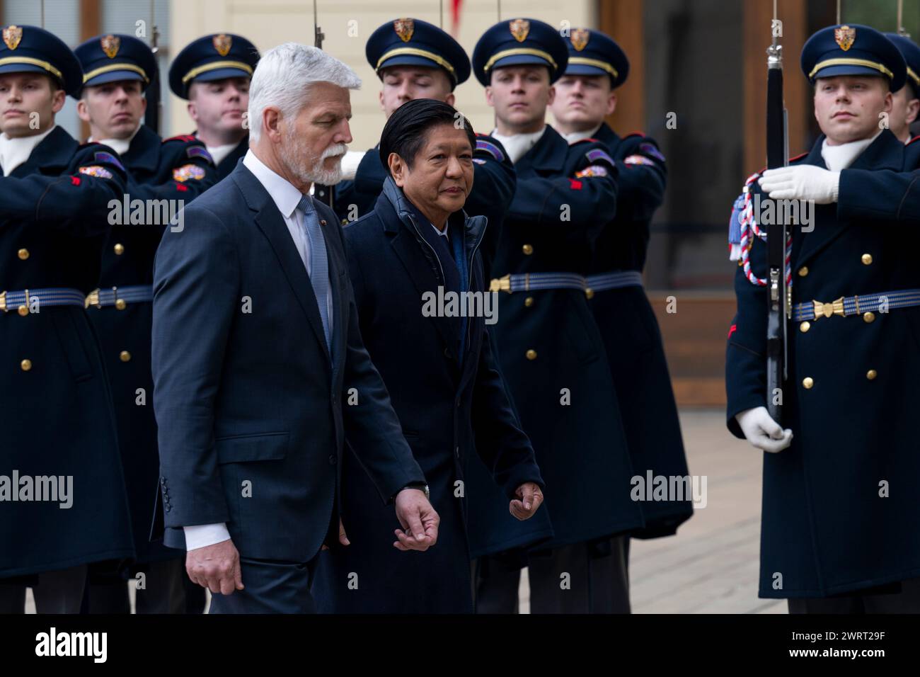Prague, Czech Republic. 14th Mar, 2024. Czech President Petr Pavel ...