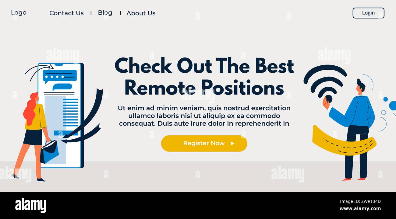 Check out best remote positions internet site Stock Vector Image & Art ...
