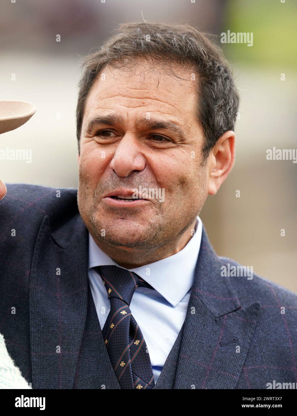 Joint owner of Ballyburn, David Manasseh, on day two of the 2024 ...