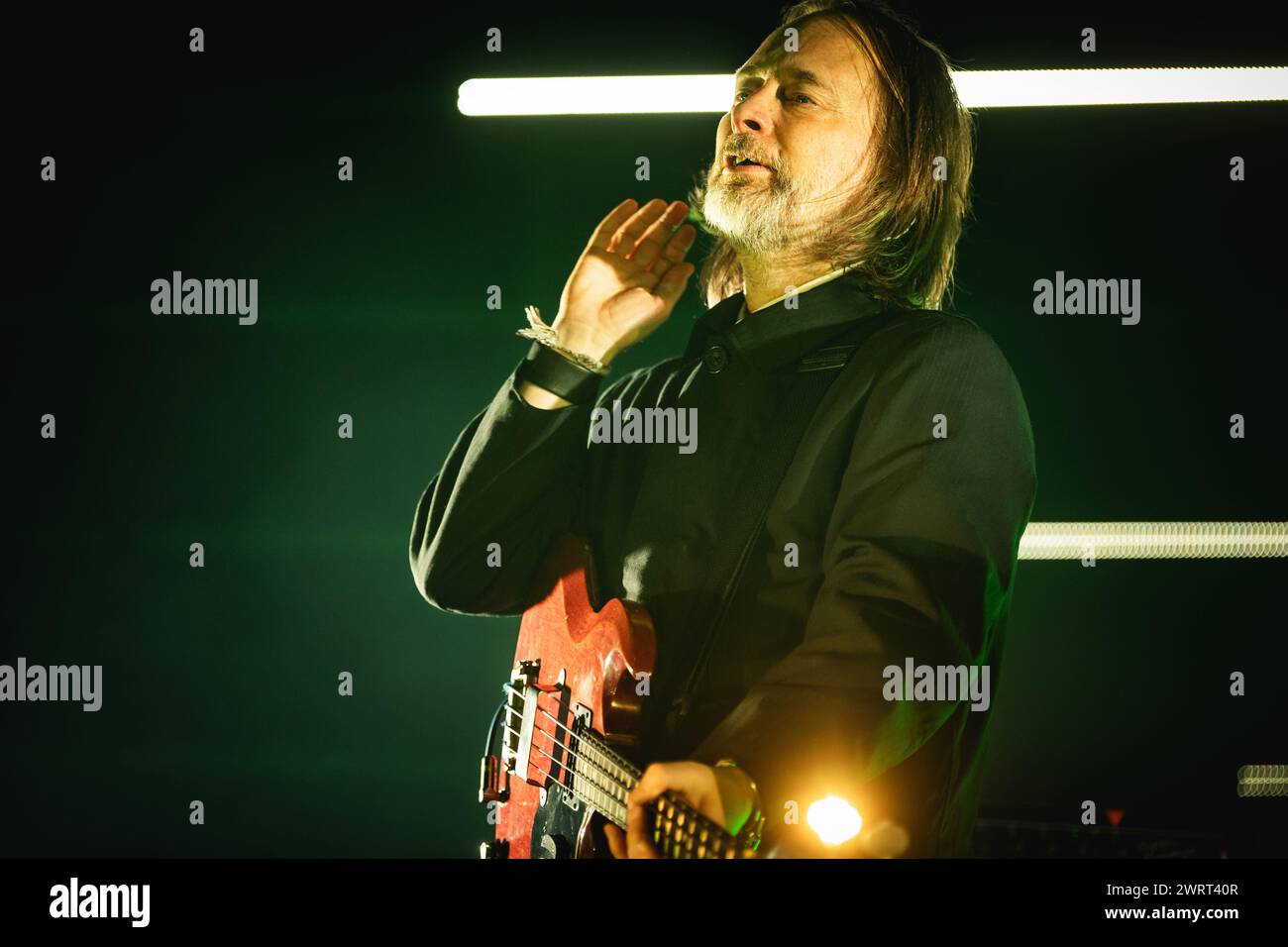 Copenhagen, Denmark. 13th Mar, 2024. The English rock band The Smile ...