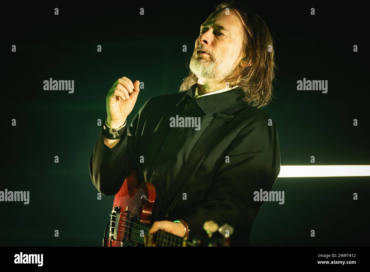 Copenhagen, Denmark. 13th Mar, 2024. The English rock band The Smile ...