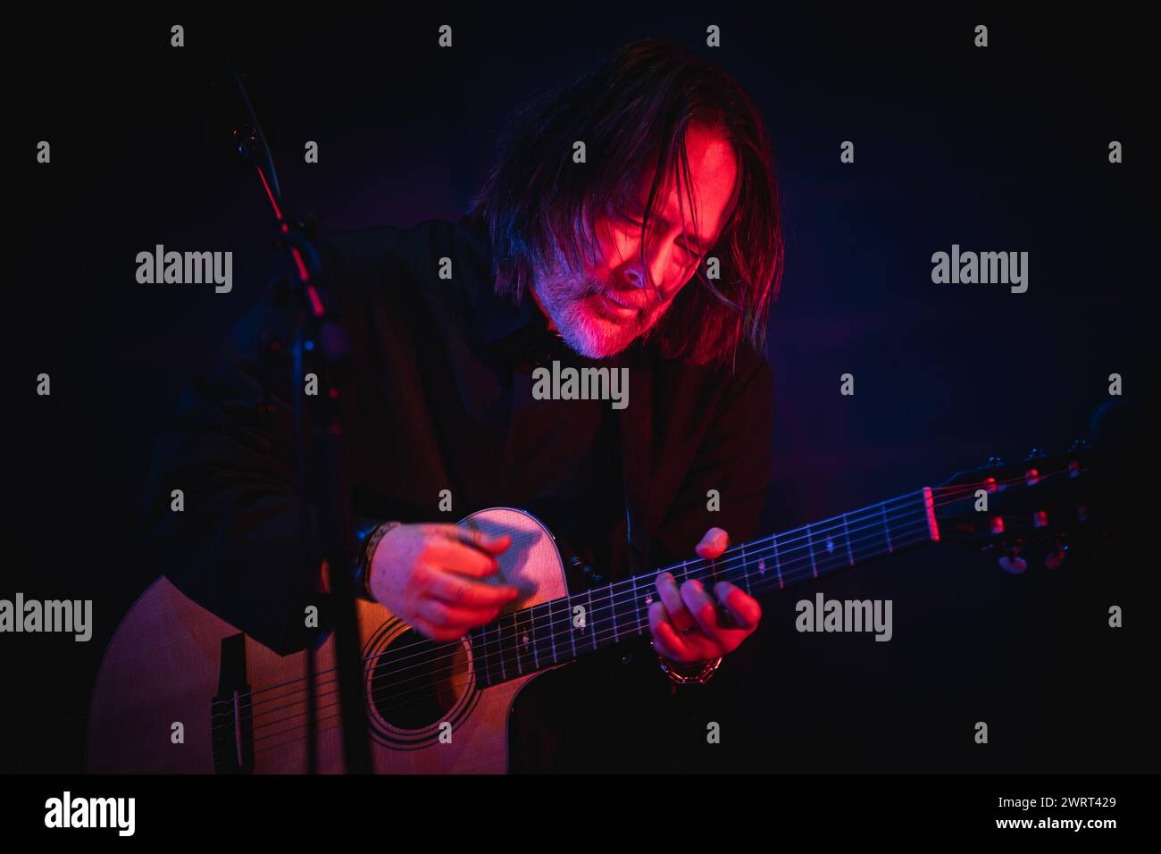Copenhagen, Denmark. 13th Mar, 2024. The English rock band The Smile ...