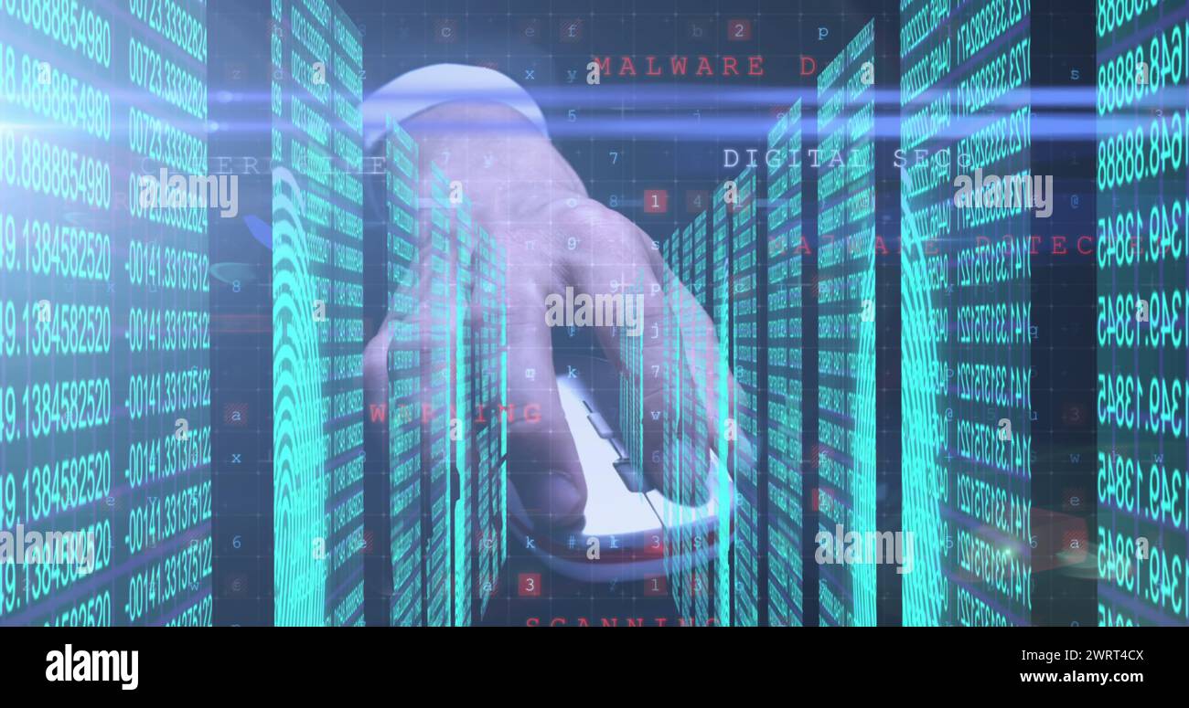 Digital lines made numbers hi-res stock photography and images - Alamy