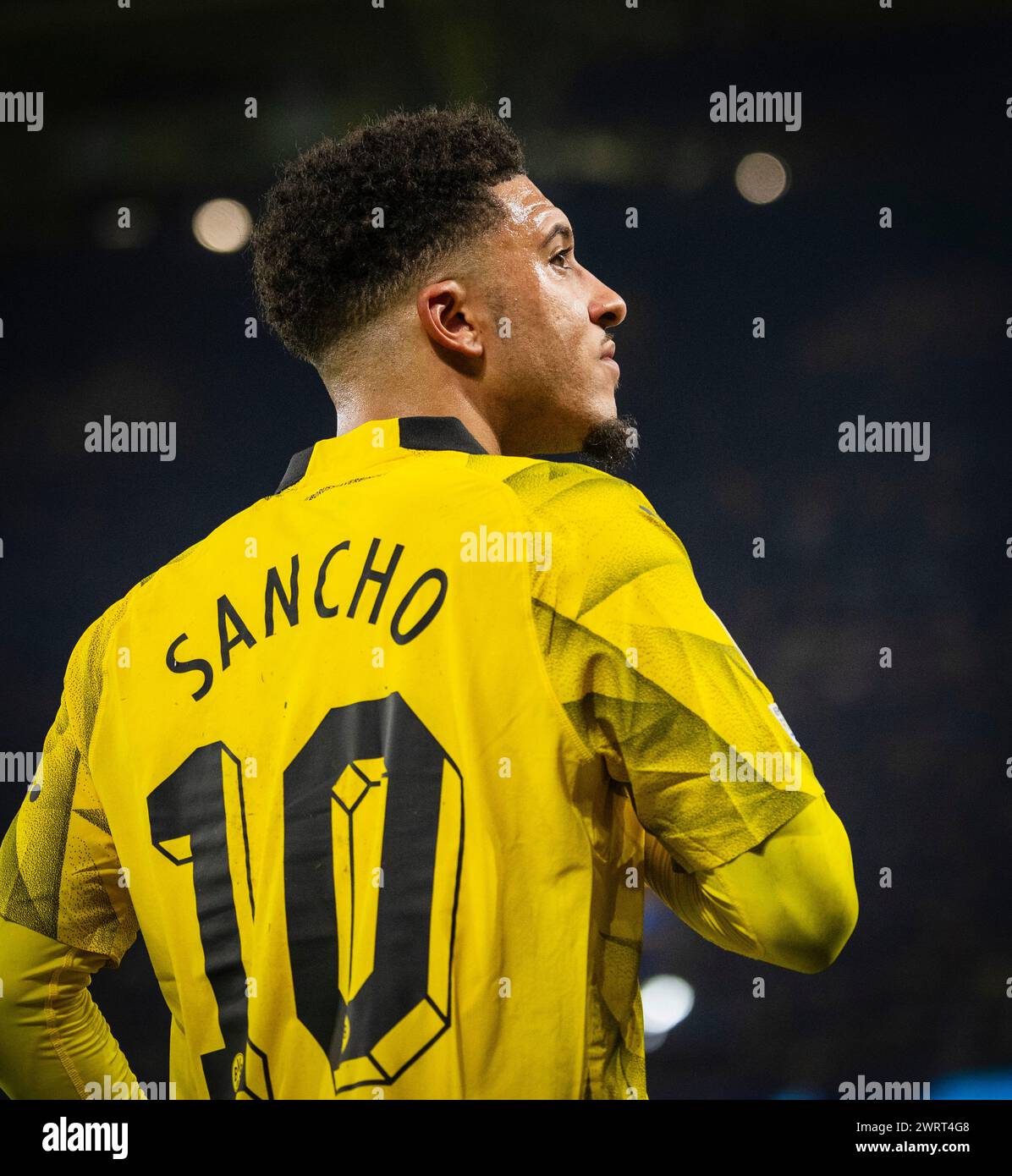Dortmund, Germany. 13th Mar 2024. Jadon Sancho (BVB) Borussia Dortmund ...