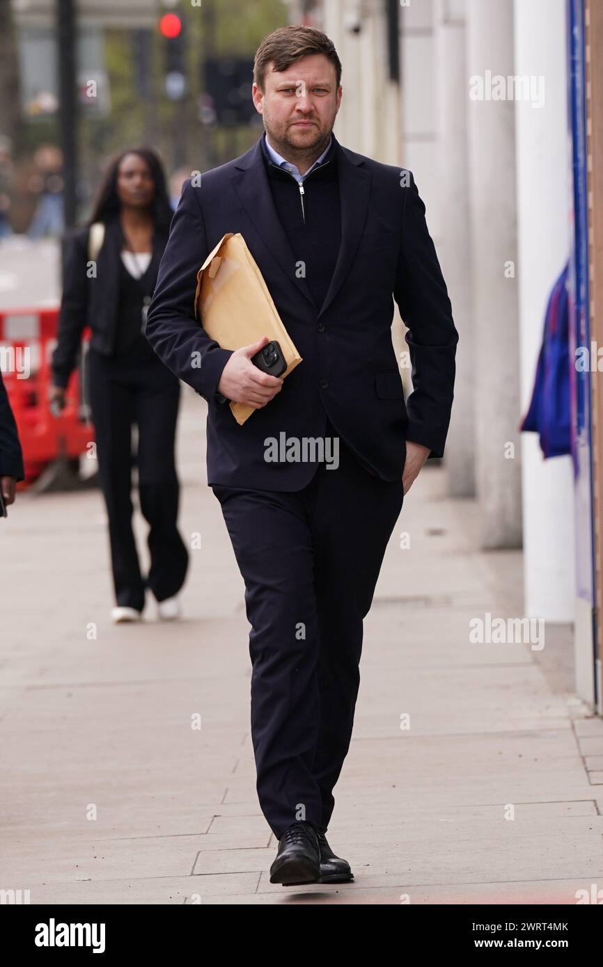 Scott Law, 43, arrives at Highbury Corner Magistrates' Court, north ...