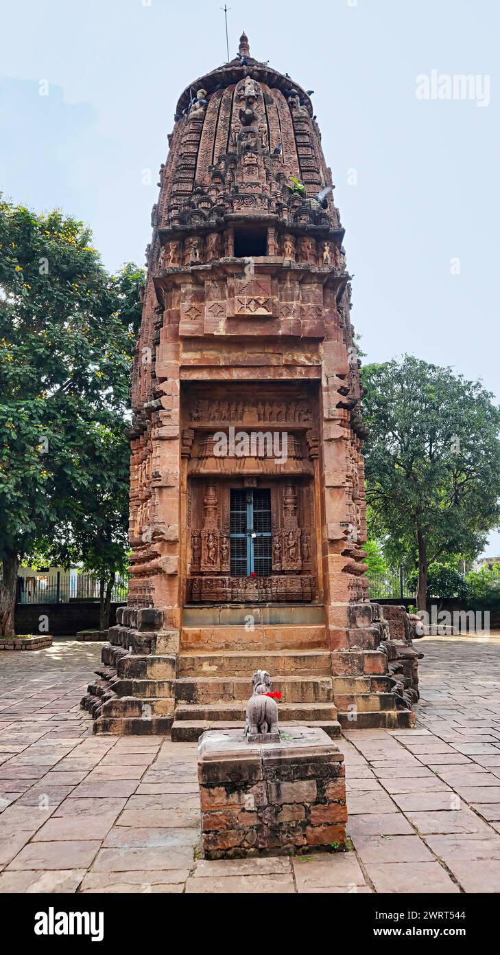 Front View of Deur Shiva Temple, Gandai, Chhattisgarh, India. Kalachuri ...