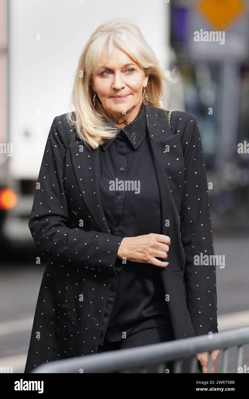 RTE presenter Miriam O'Callaghan arrives for a service at Mansion House ...