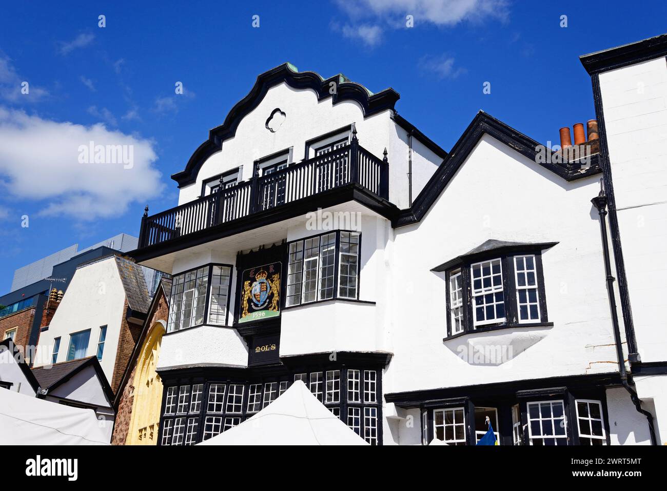 Front view of the Mols building in Cathedral Close in the city centre ...