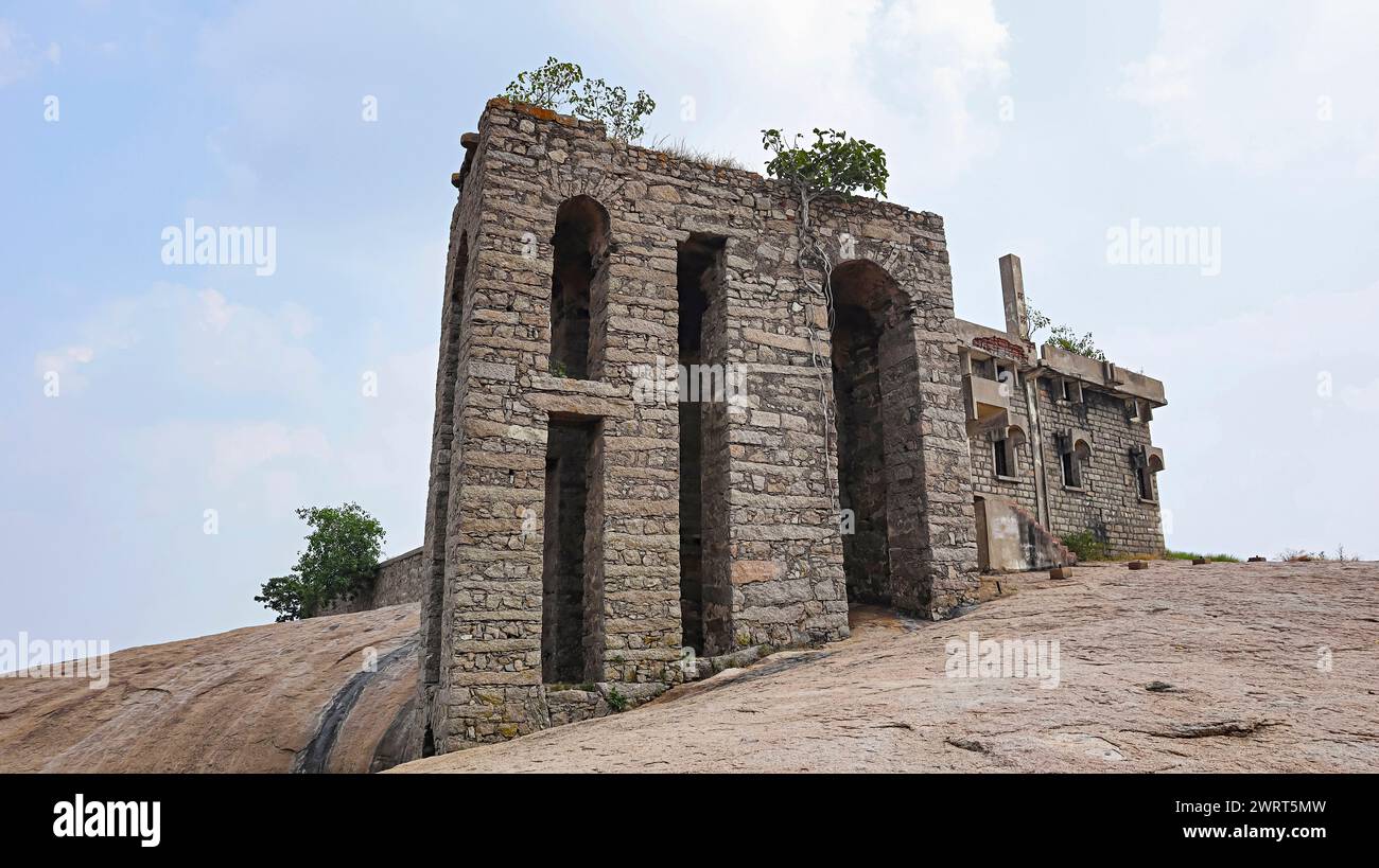 Monument on the Top of the Bhuvanagiri Fort, Bhongir, Yadadri ...