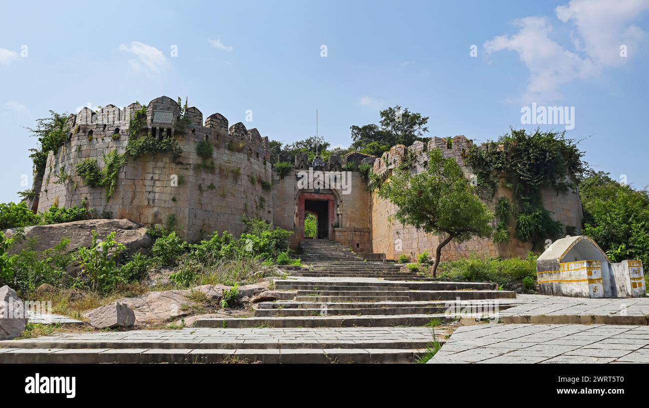 Entrance Gate of Medak Fort, it was Built by Kakatiya Kings in 12th ...