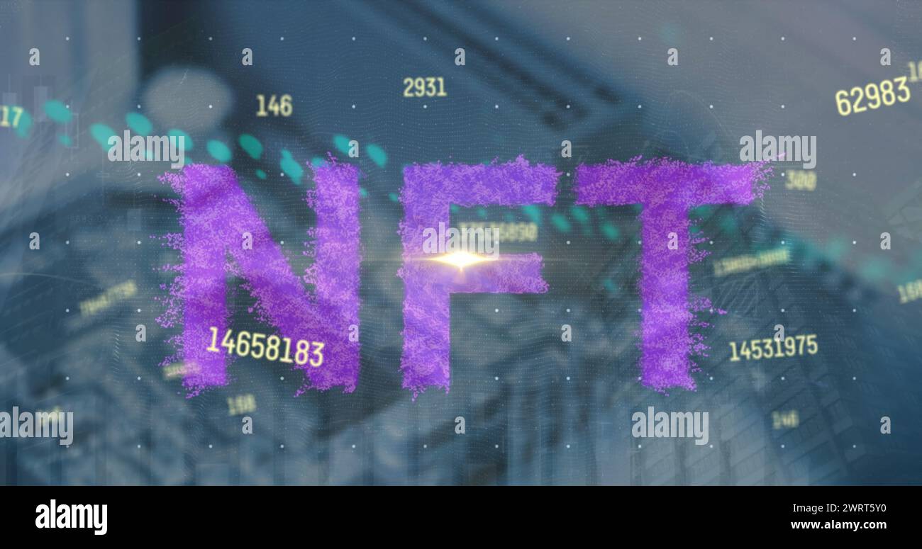 Yellow numbers floating against a black background, with a white light ...