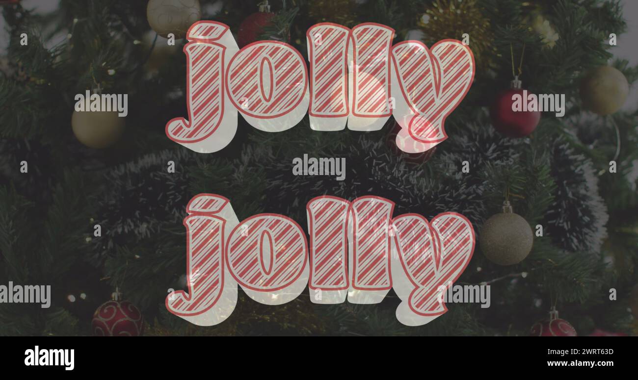 Joyous christmas text hi-res stock photography and images - Alamy