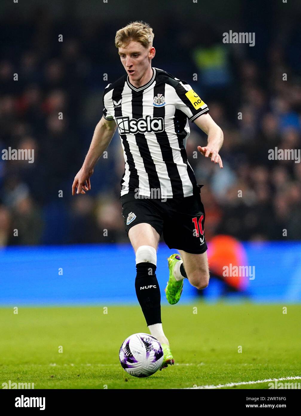Newcastle United's Anthony Gordon during the Premier League match at ...