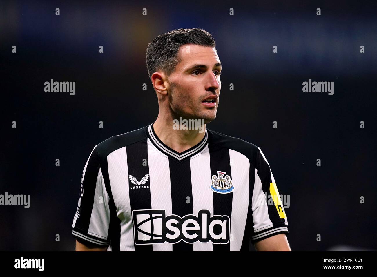 Newcastle United's Fabian Schar during the Premier League match at ...