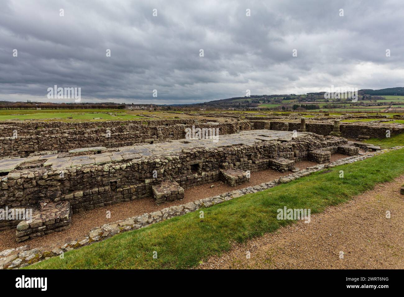 Corbridge Roman Town, Northumberland, England, UK: originally named ...