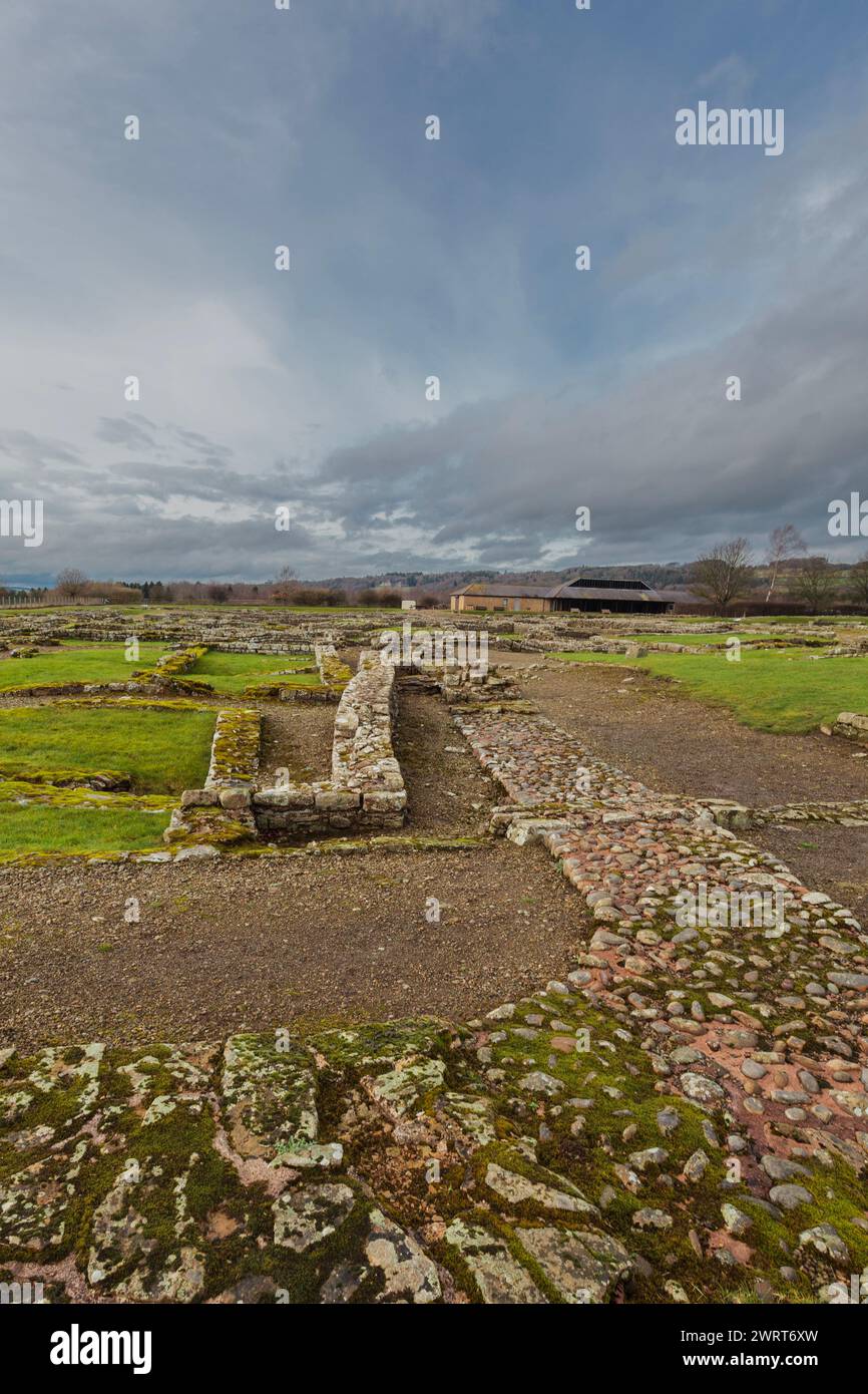Corbridge Roman Town, Northumberland, England, UK: originally named ...