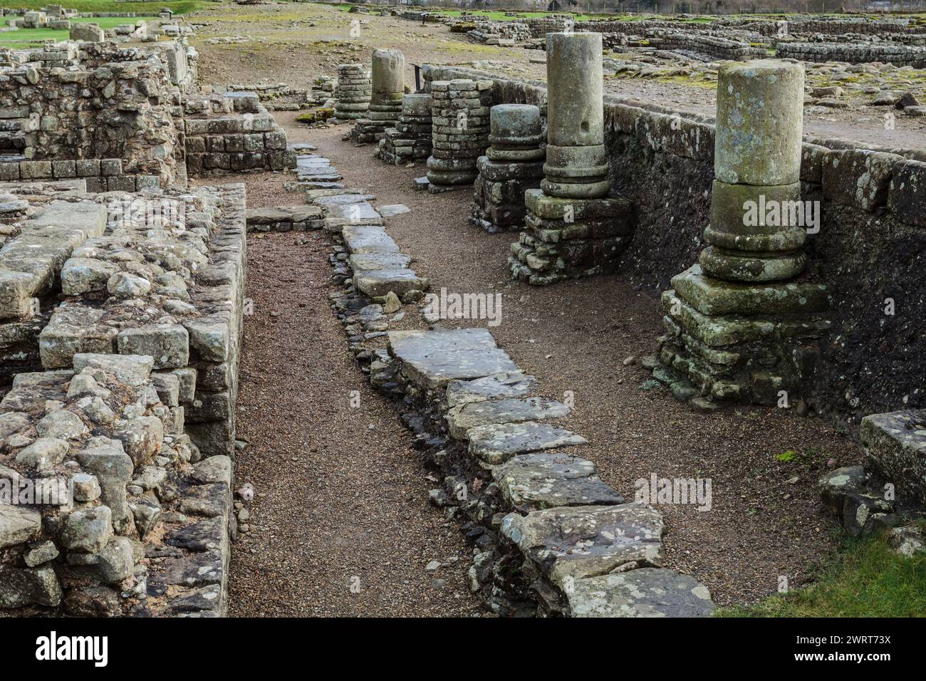 Corbridge Roman Town, Northumberland, England, UK: originally named ...