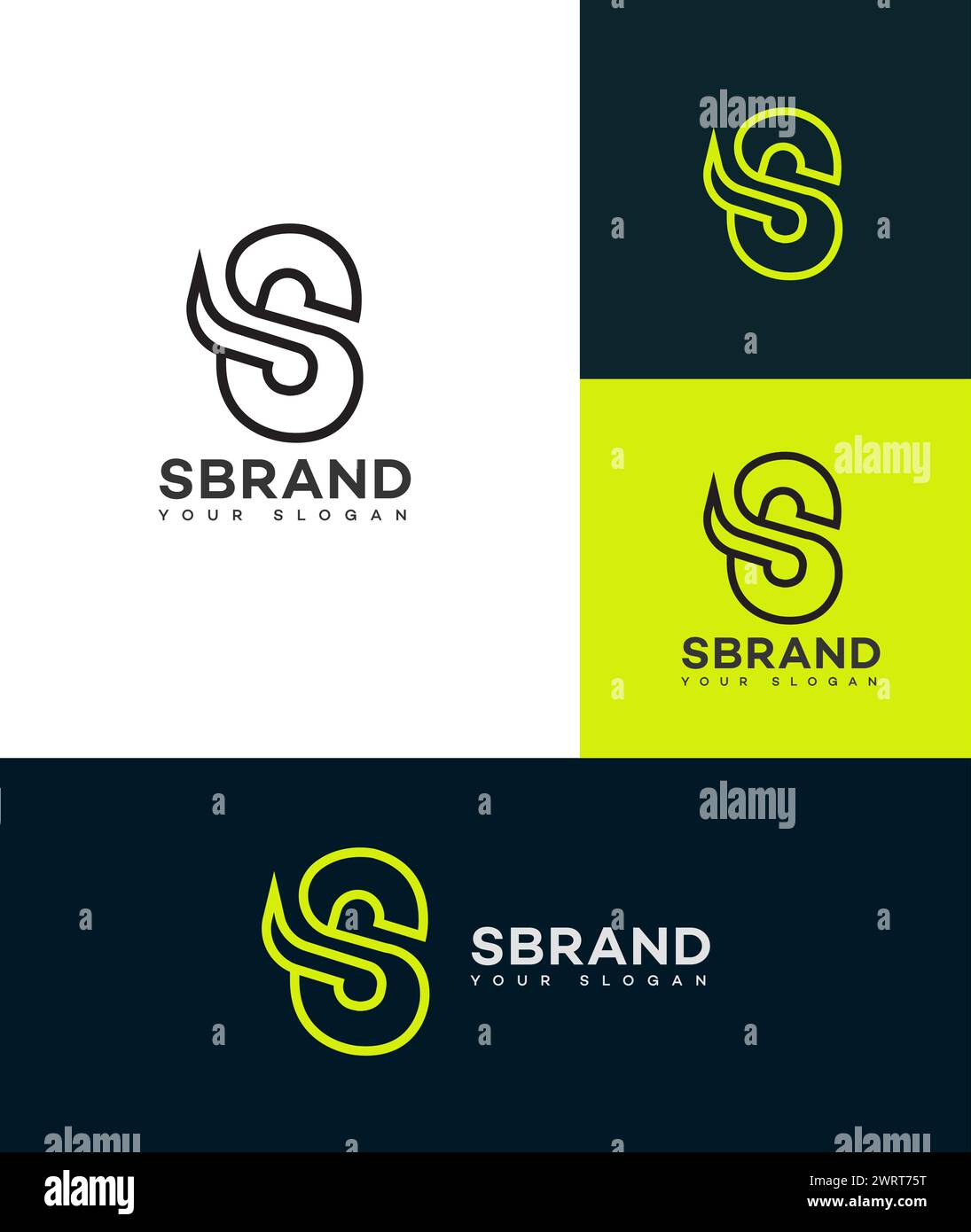 S letter Logo icon symbol Template Stock Vector Image & Art - Alamy