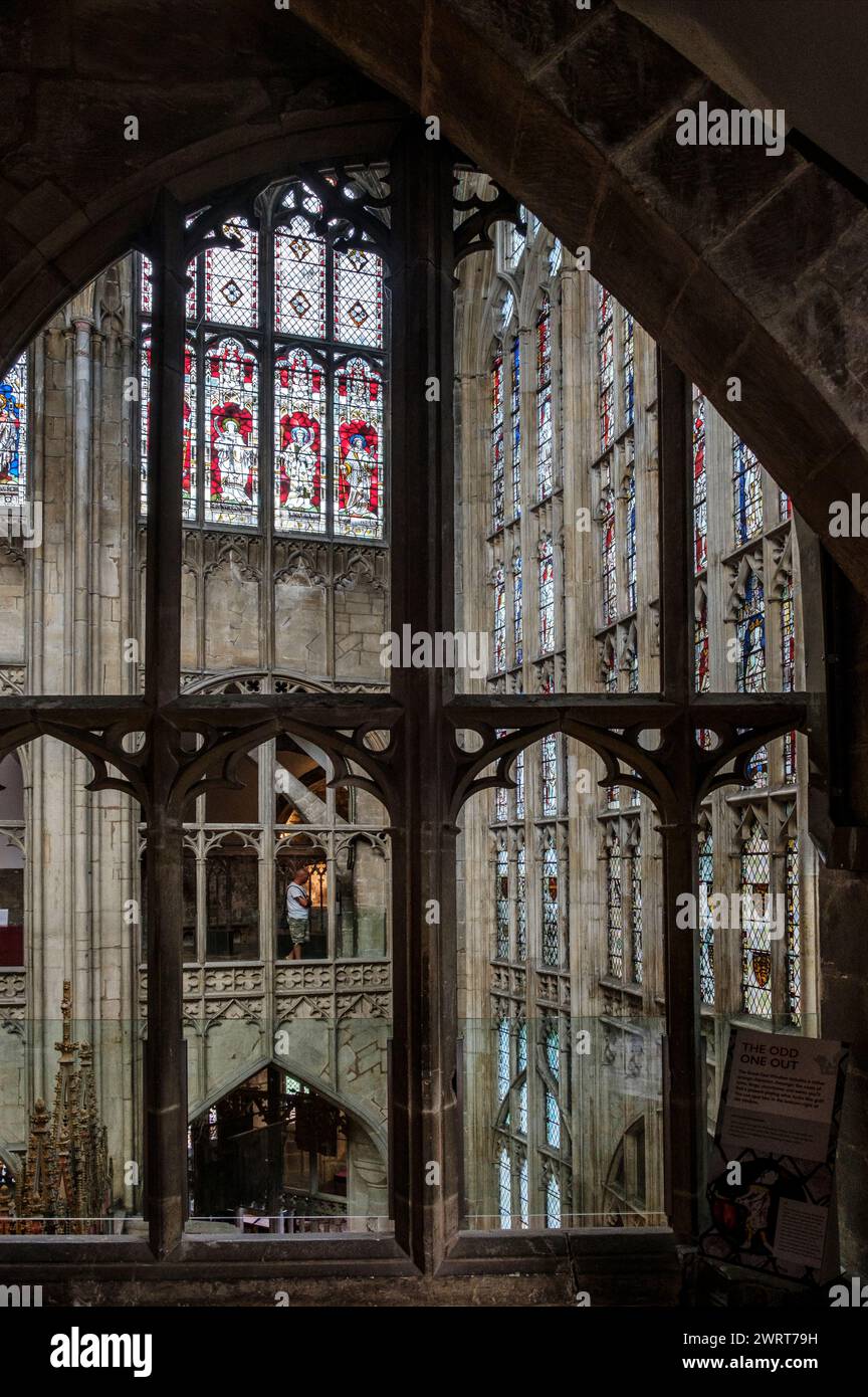 Great east window, gloucester cathedral hi-res stock photography and ...