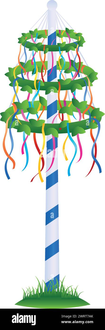 Maypole Cut Out Stock Images & Pictures - Alamy