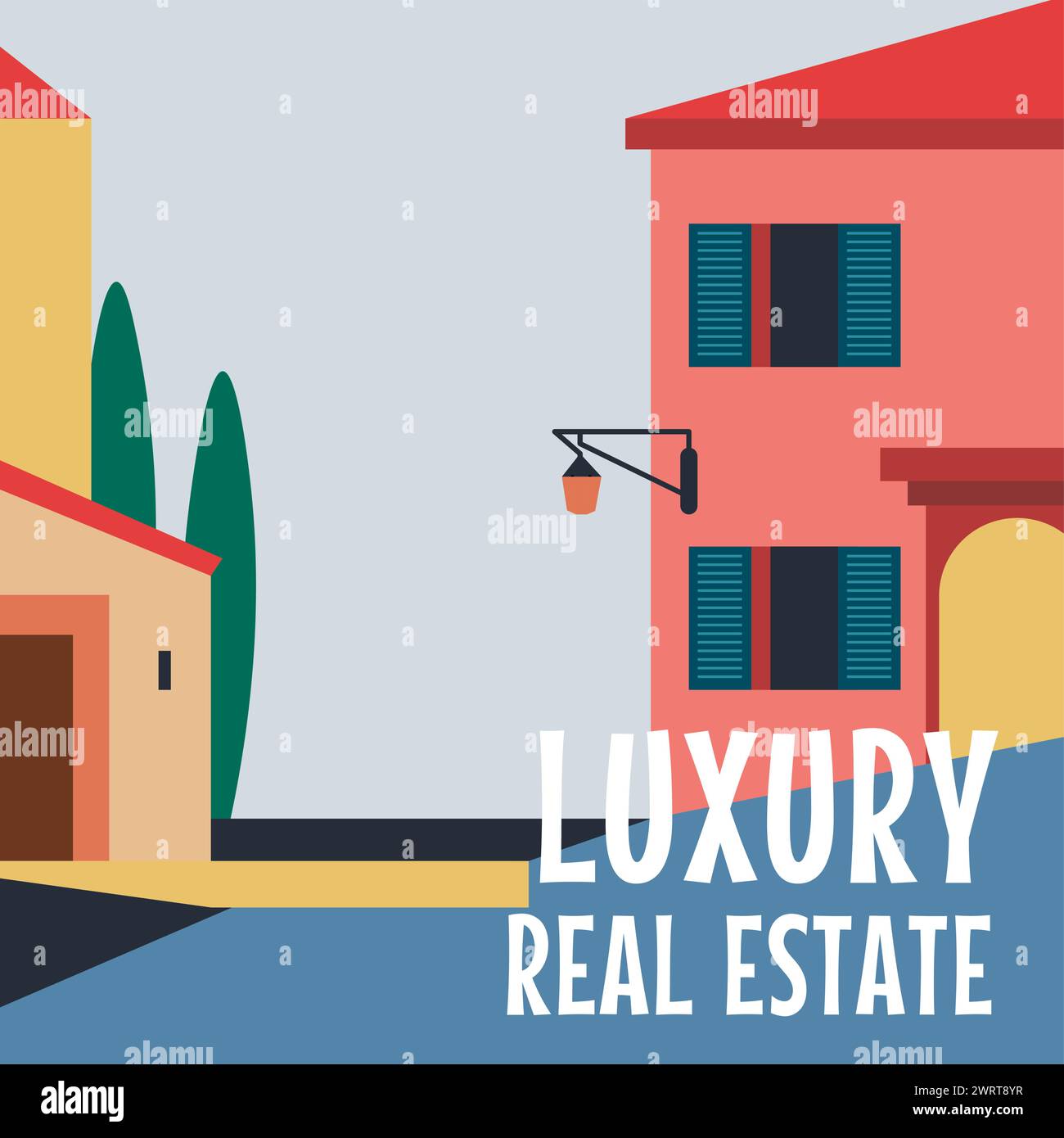 Building luxury apartments Stock Vector Images - Alamy