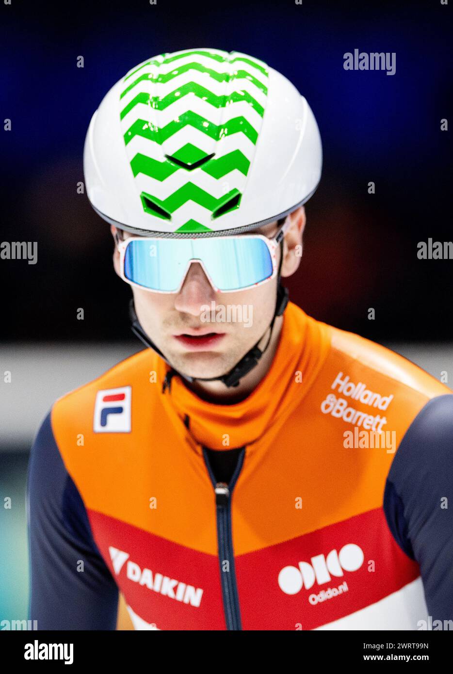 ROTTERDAM - 14/03/2024, ROTTERDAM - Kay Huisman during training prior ...