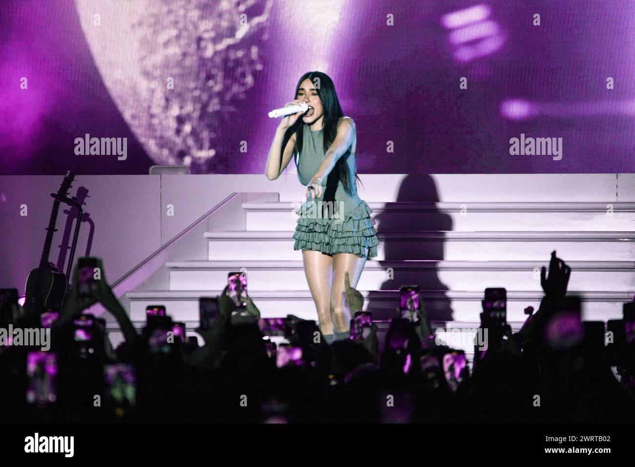 Milan, Italy. 13th Mar, 2024. American singer Madison Beer performed ...