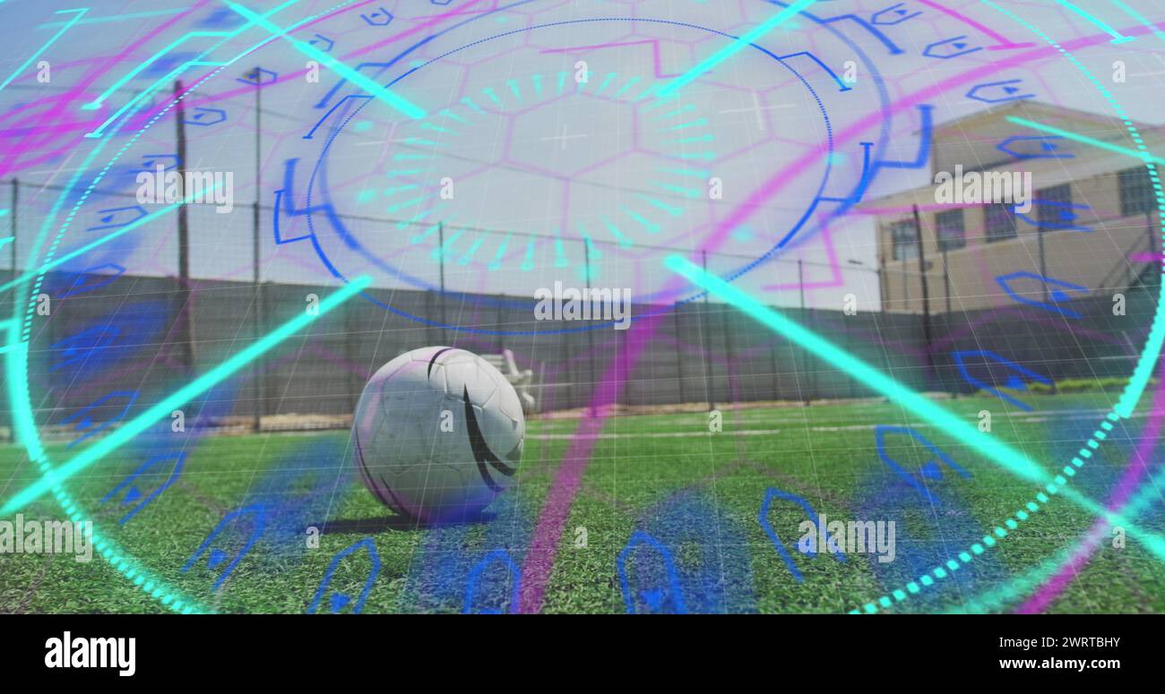 Image of scope scanning over football player with prosthetic limb ...