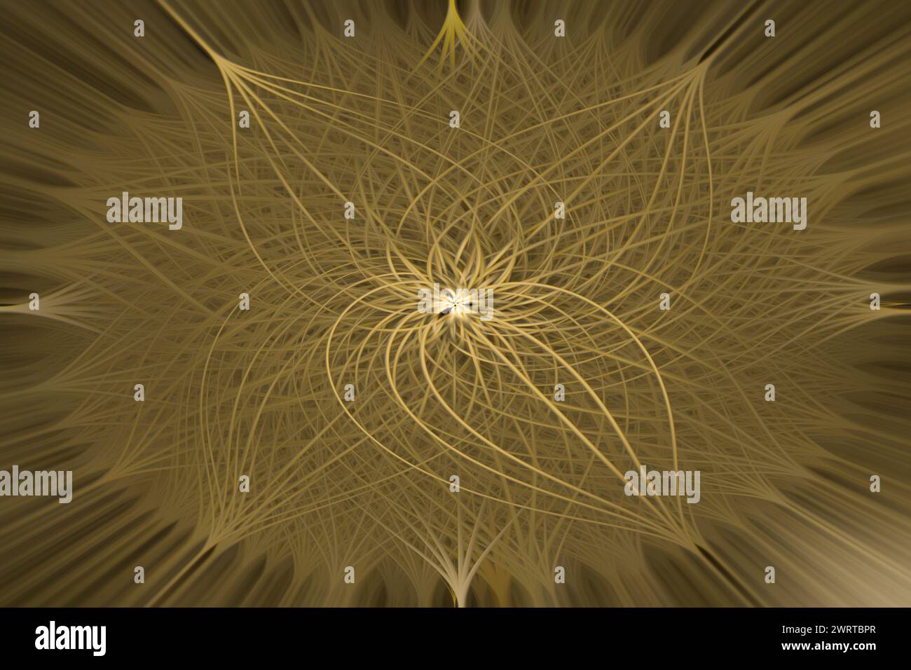 Abstract design of several club shaped forms, meeting and overlapping ...