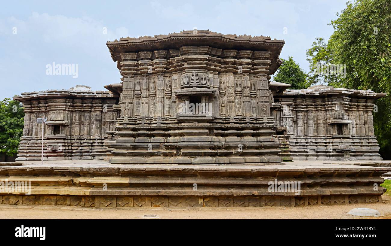 Rear View View of Rudershwaralayam Temple also Known As Thousand Pillar ...