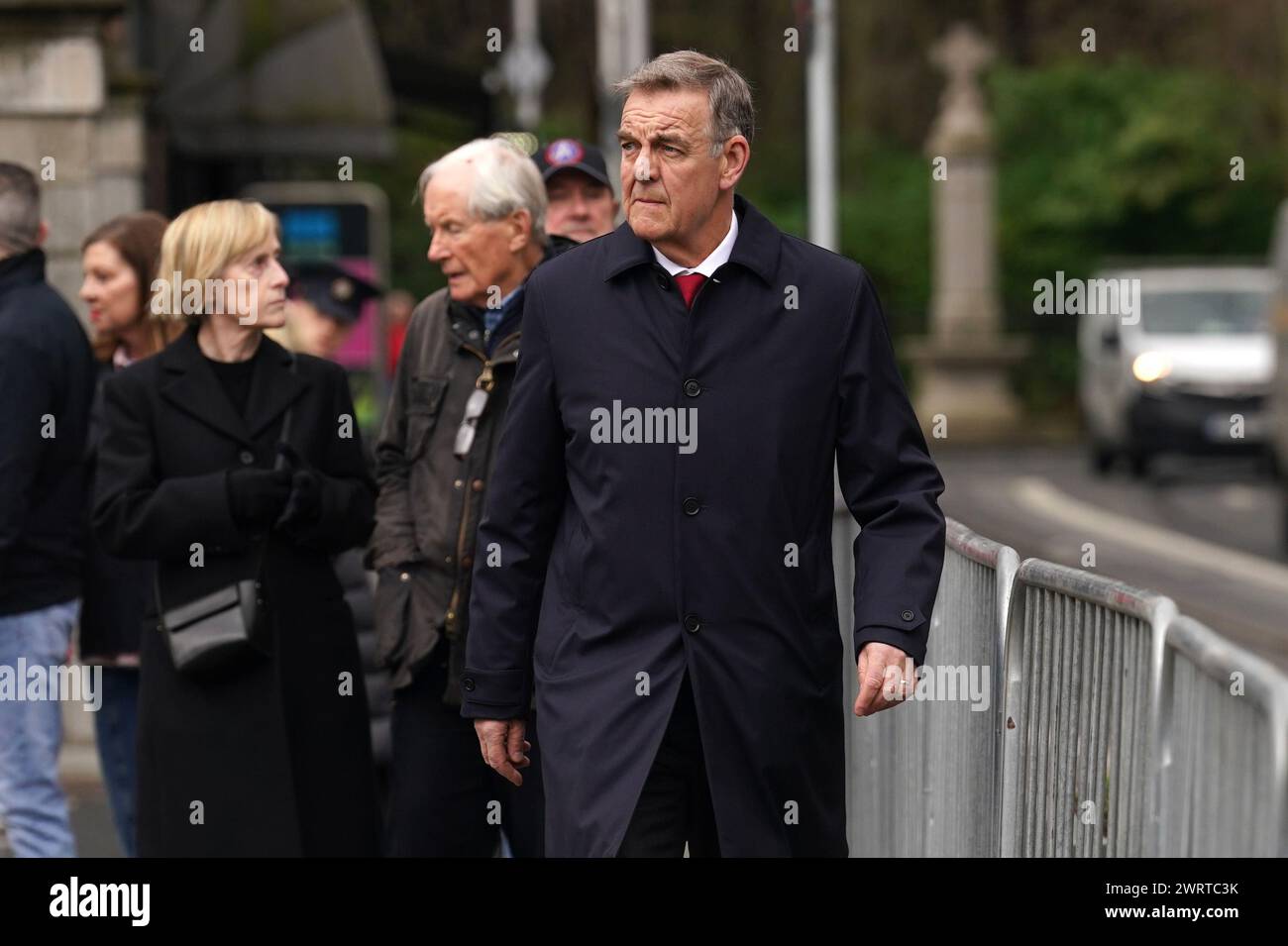 RTE presenter Bryan Dobson arrives for a service at Mansion House in ... RTE presenter Bryan Dobson arrives for a service at Mansion House in ...