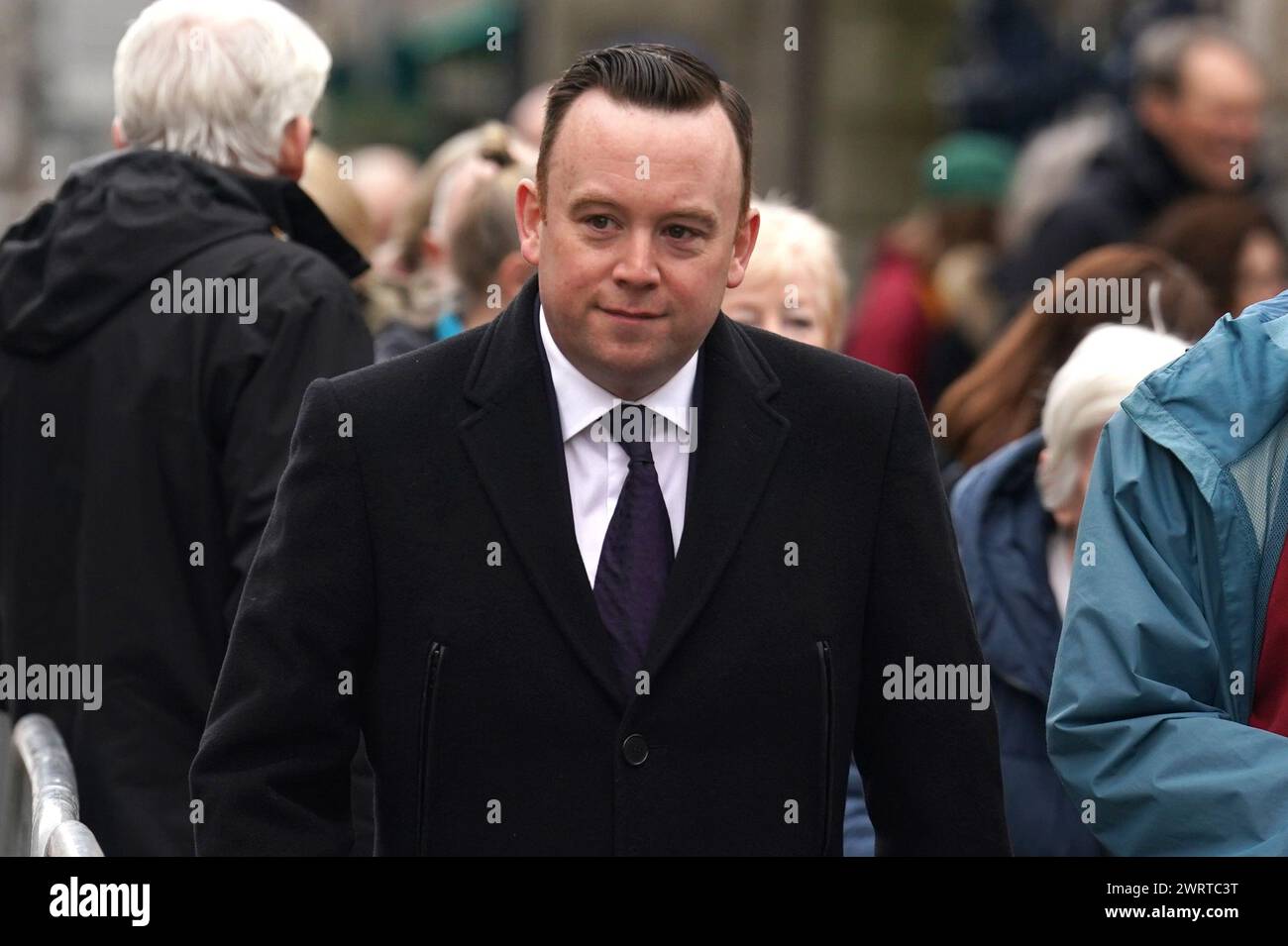 RTE presenter Fran McNulty arrives for a service at Mansion House in ...