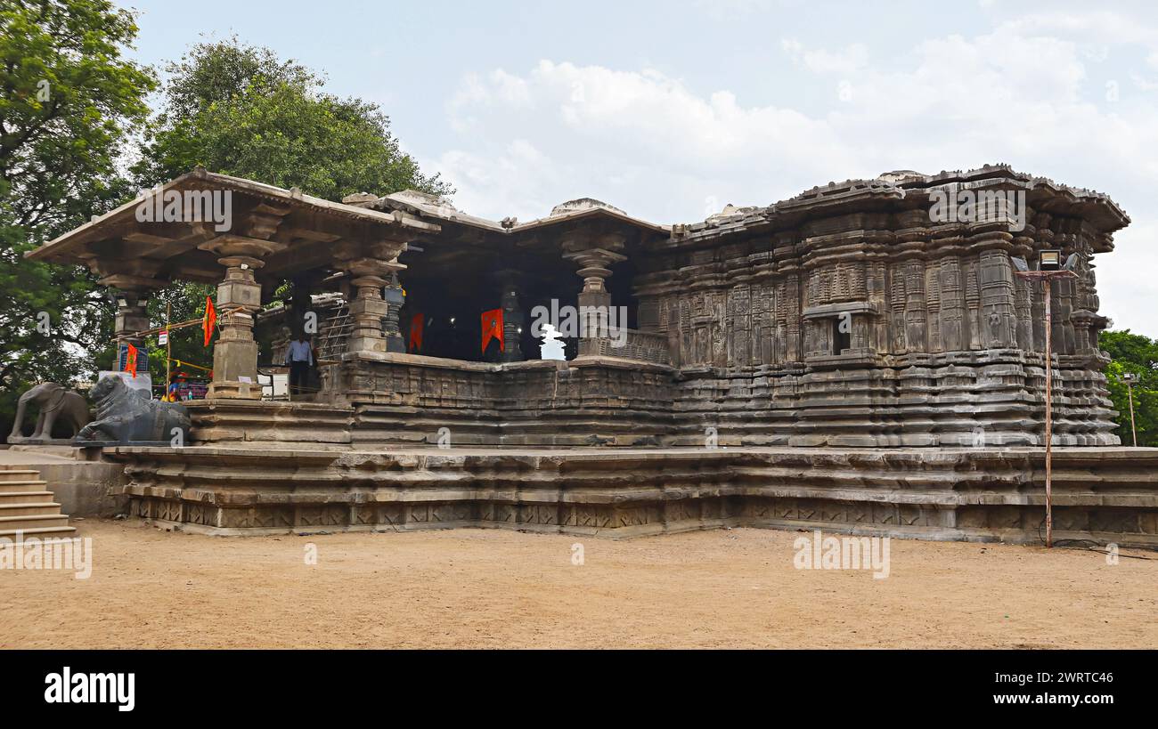 View of Rudershwaralayam Temple, Dedicated to Lord Shiva, Warangal ...