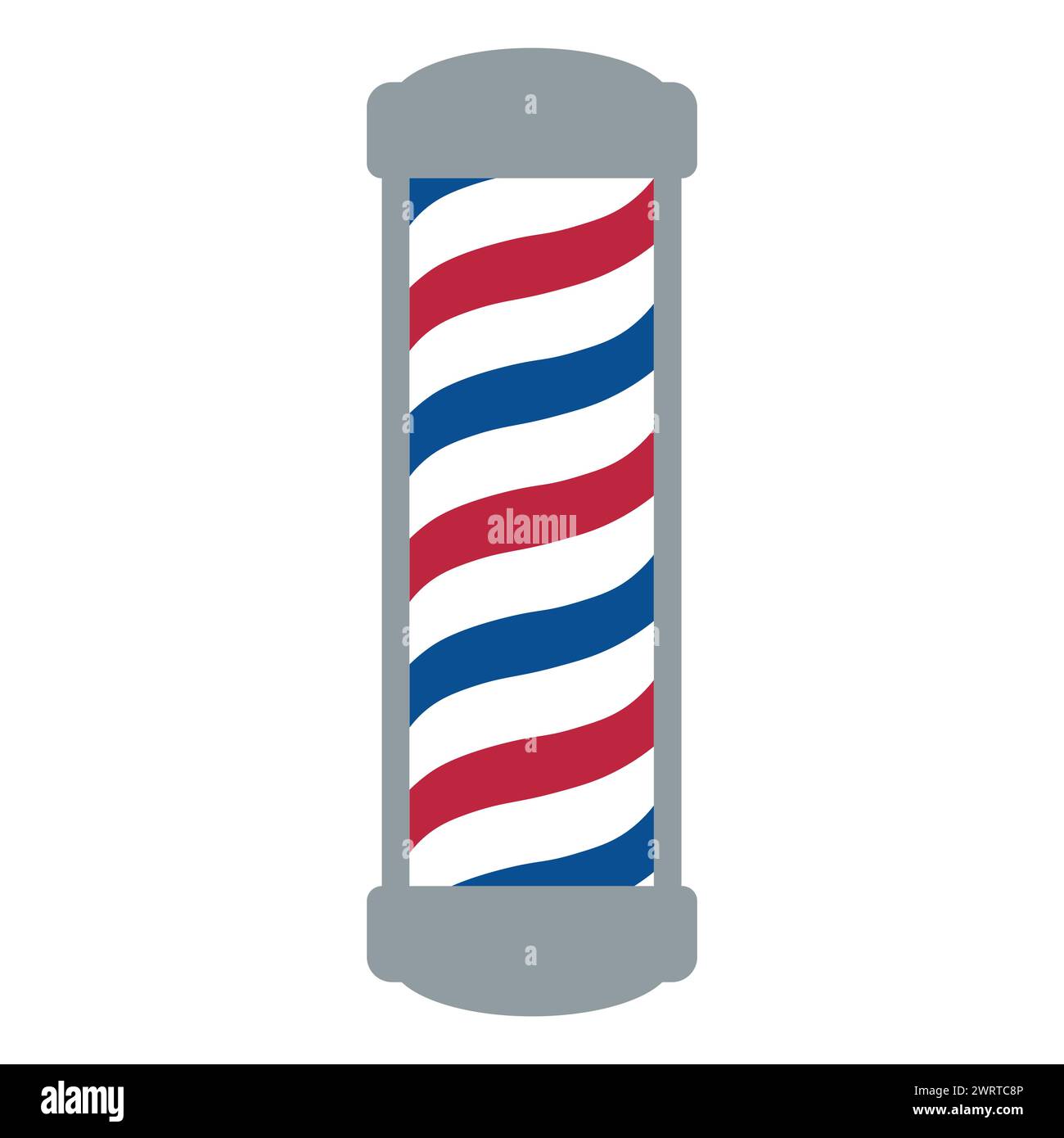 Barber Pole Icon Barber Pole Icon Thin Linear Style Design Vector
