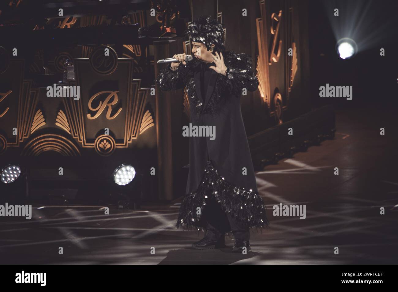 Renato Zero during the Tour Autoritratto, 13 March 2024, Palazzo dello ...