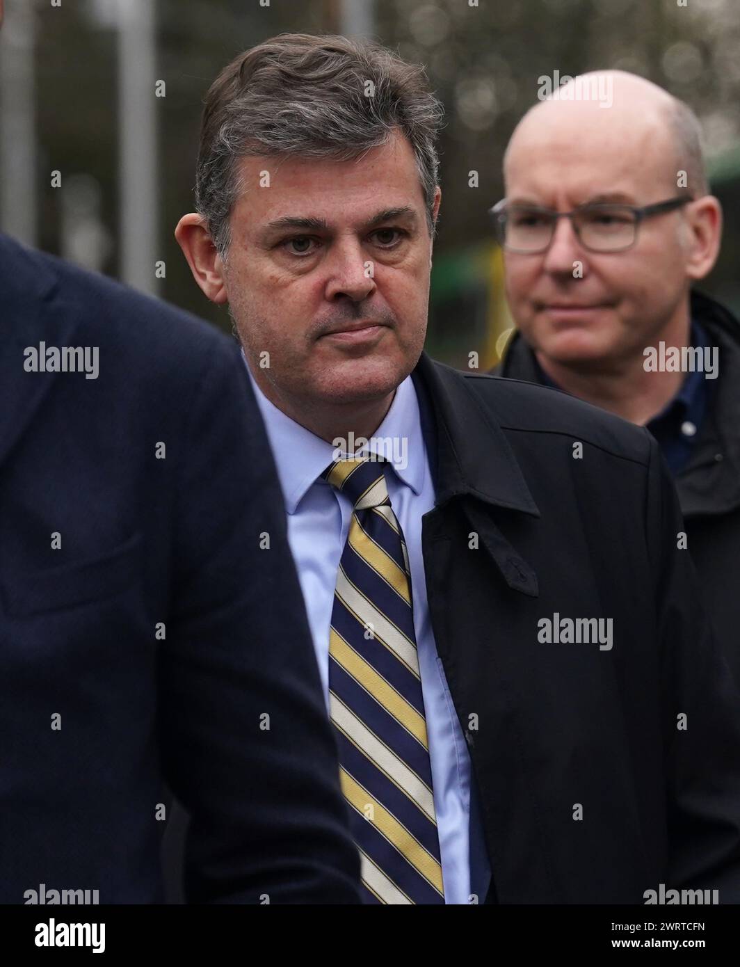 RTE director general Kevin Bakhurst arrives for a service at Mansion ...