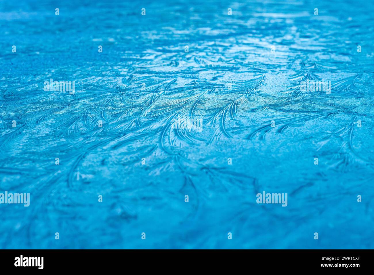 Delicate design of frost patterns hi-res stock photography and images ...