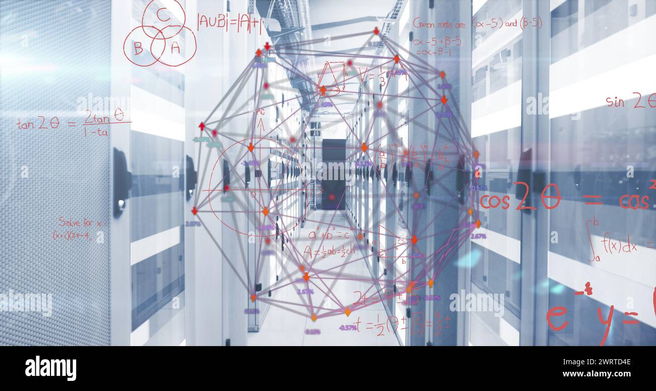 Digital image showcases global business connections and data processing ... Digital image showcases global business connections and data processing ...