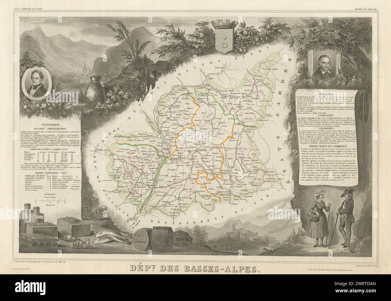 Old map provence france hi-res stock photography and images - Alamy