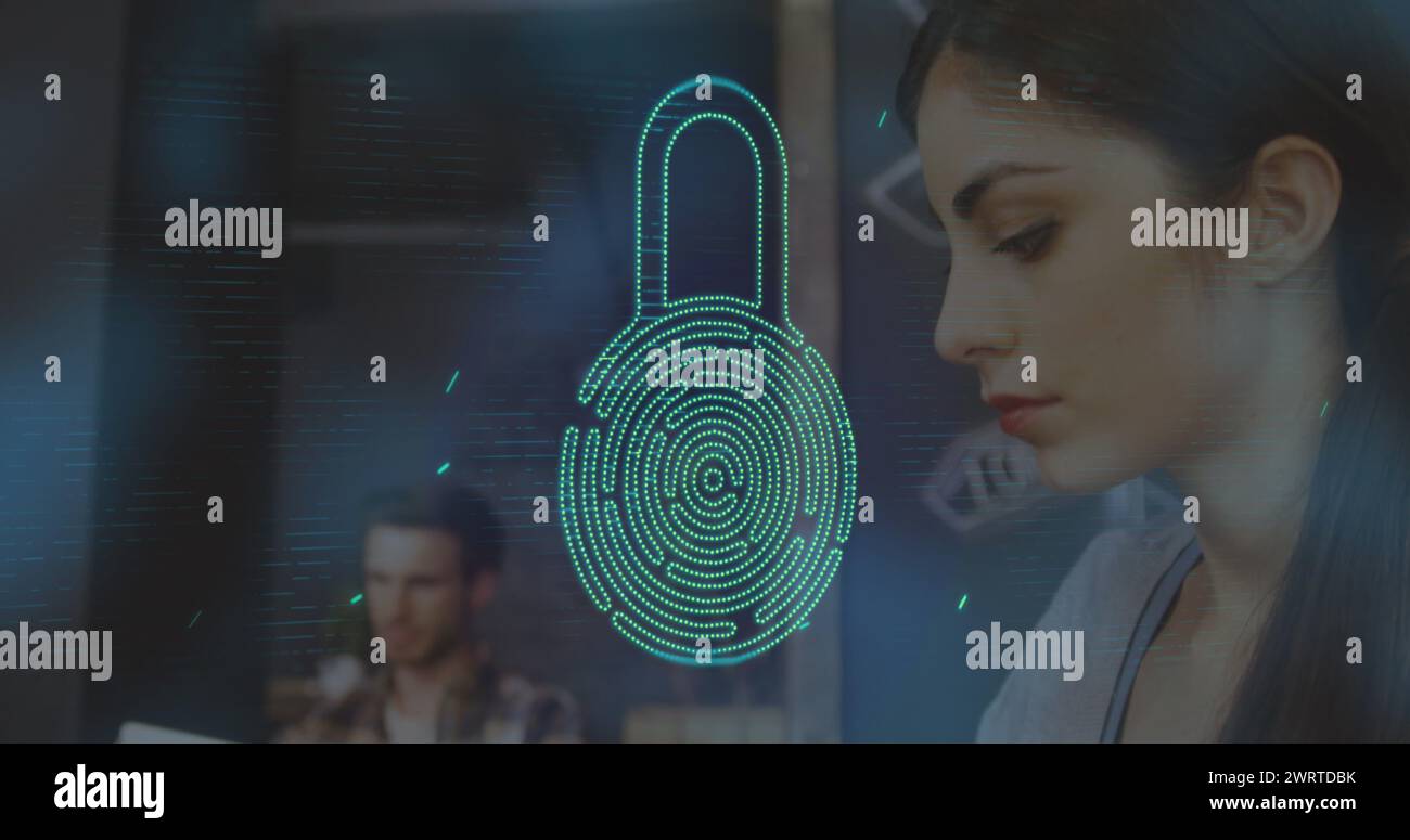 Secure laptop usage hi-res stock photography and images - Alamy