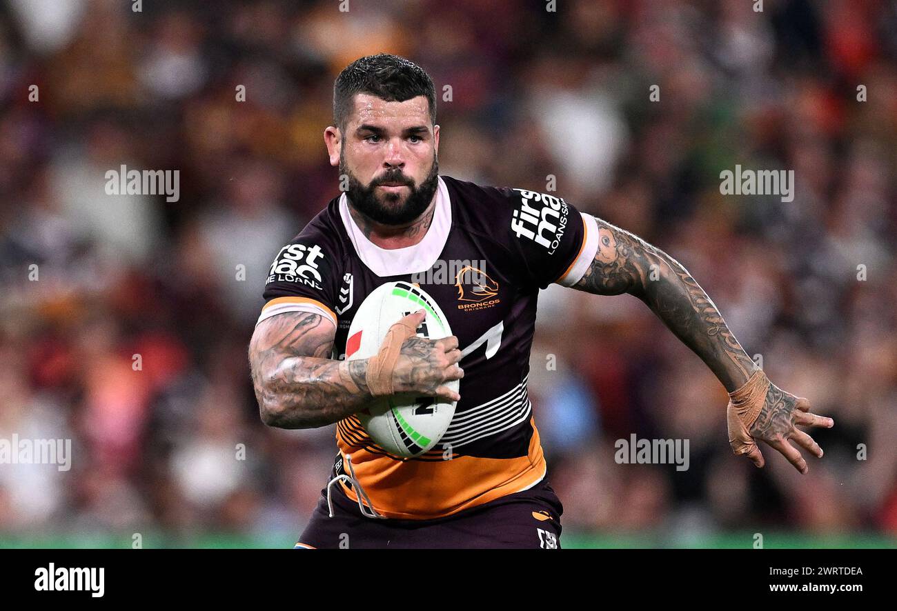 Brisbane, Australia. 14th Mar, 2024. Adam Reynolds of the Broncos ...