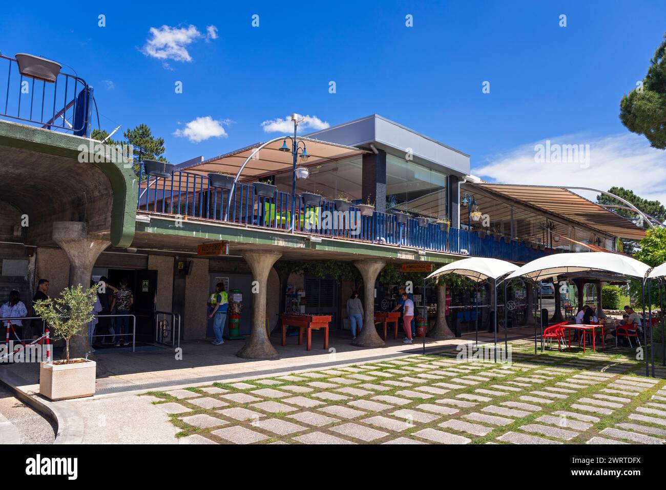 Portugal, Centro Region, Visitor Centre at the Grutas de Mira de Aire ...