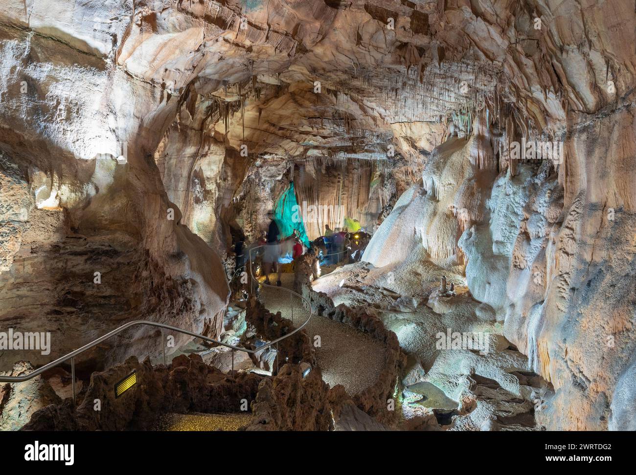 Portugal, Centro Region, Huge Cavern open to the Public in the Grutas ...